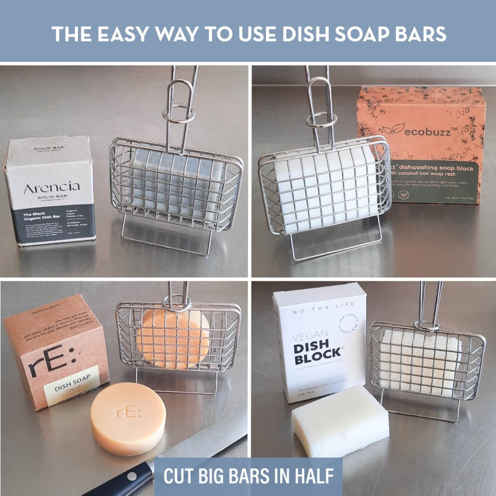 Soap Shaker Stainless Soap Cage | With Feet To Keep Dish Soap Bars Dry ...