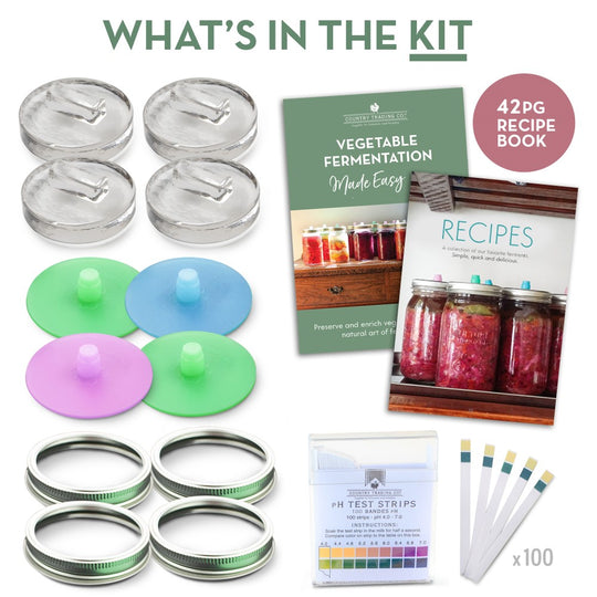 Fermentation Kit for Vegetable Pickles - Sauerkraut Kimchi + More ...